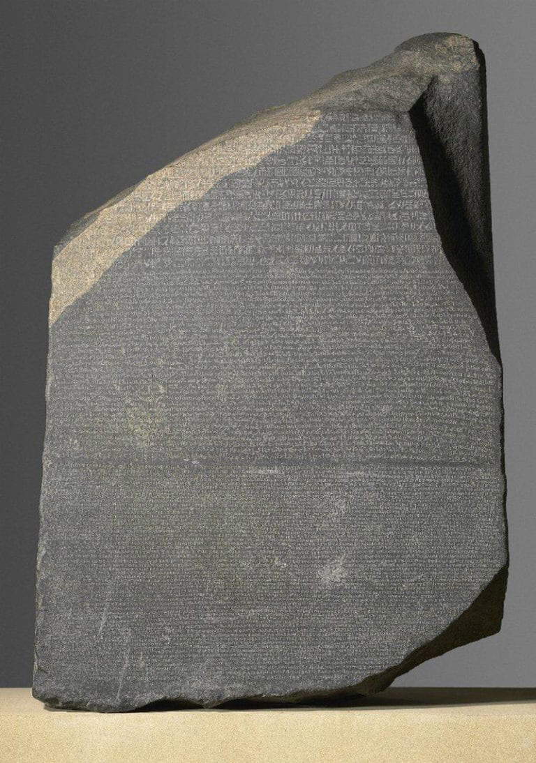 The History of Egyptian Hieroglyphs and the Rosetta Stone
