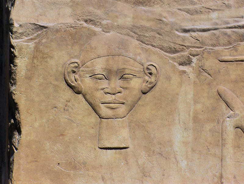 12 Egyptian Hieroglyphs of People and Their Body Parts