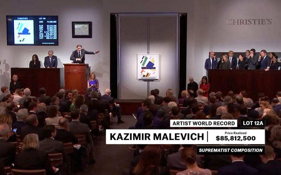 11 Most Expensive Auction Results in Modern Art in the Last 5 Years