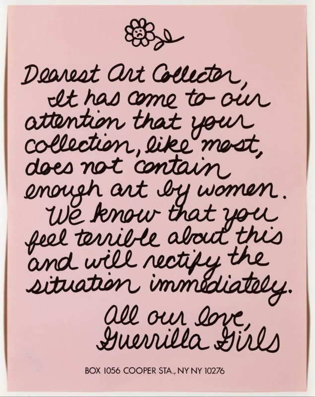The Guerrilla Girls: Using Art to Stage a Revolution