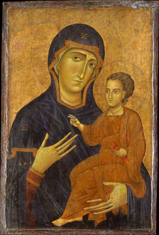Why does Baby Jesus Look like an Old Man in Medieval Religious Iconography?