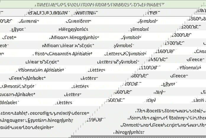 Cuneiform to Hieroglyphics: The Evolution of Western Alphabets