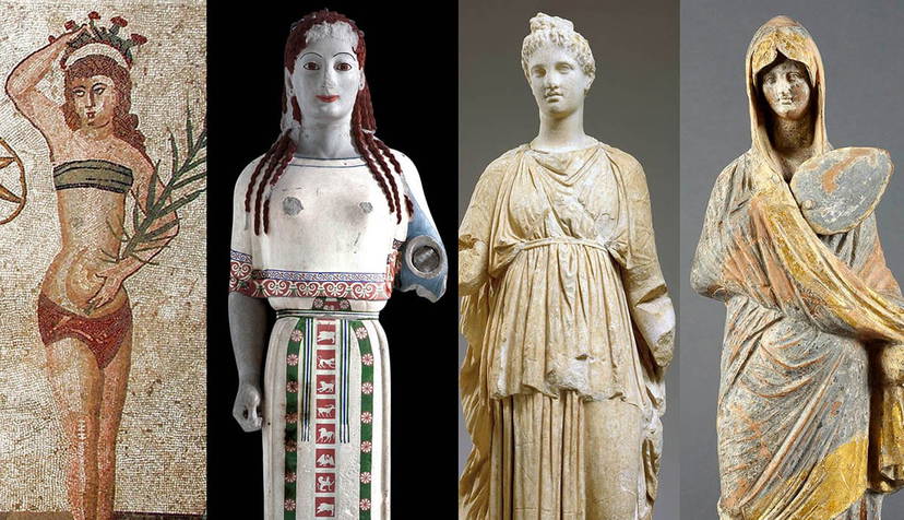 ¿Qué vestían las mujeres en la antigua Grecia?