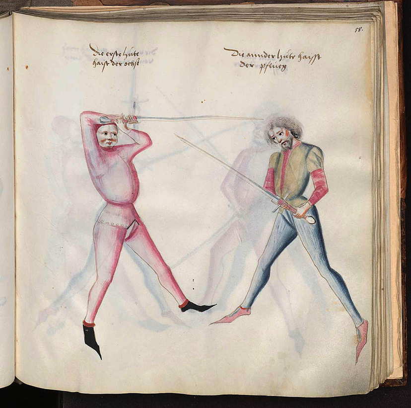 フェンシングの芸術: 長剣による中世の戦闘芸術 - 世界の顔