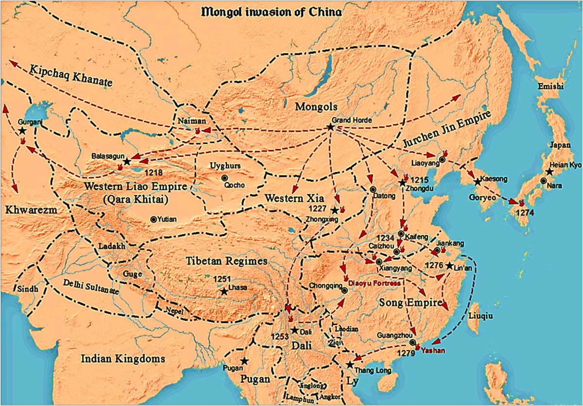The Mongol Empire Versus China: The Way of War