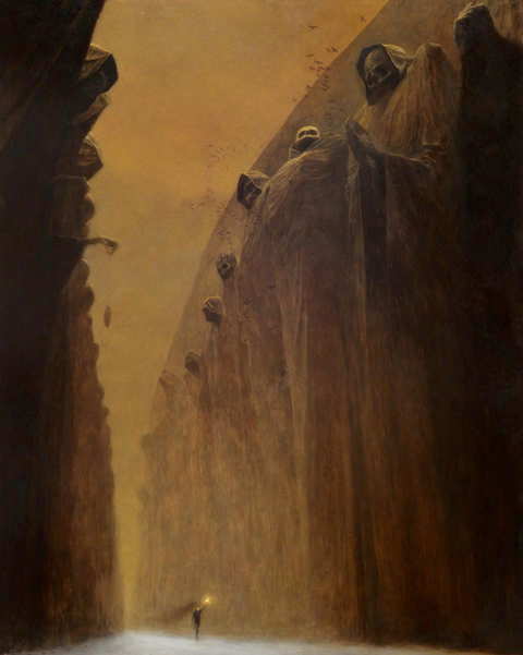 Zdzisław Beksiński’s Dystopian World of Death, Decay and Darkness
