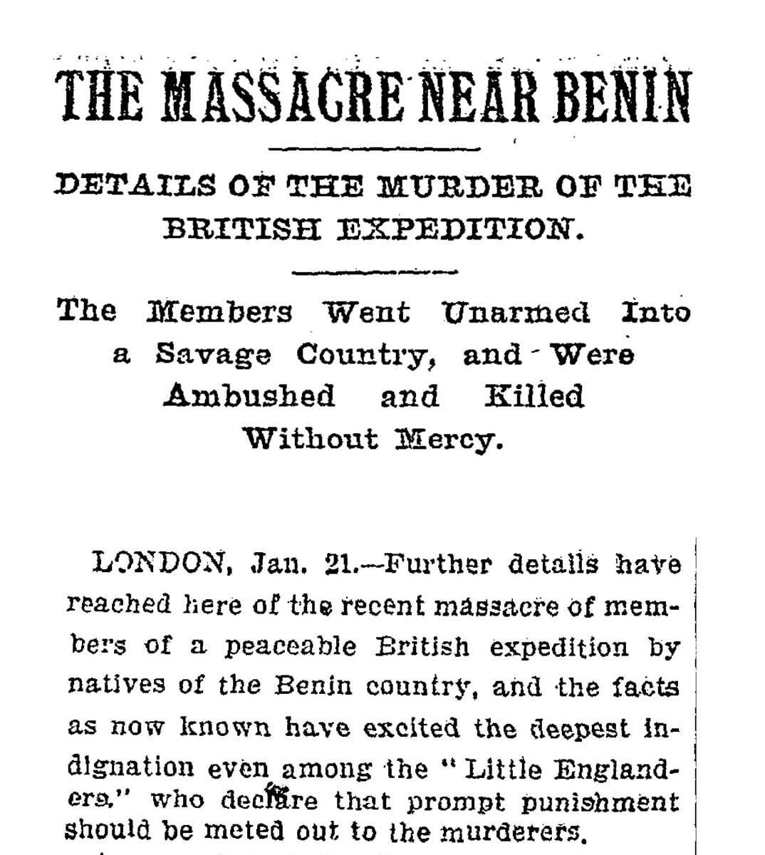 The Benin Bronzes: A Violent History