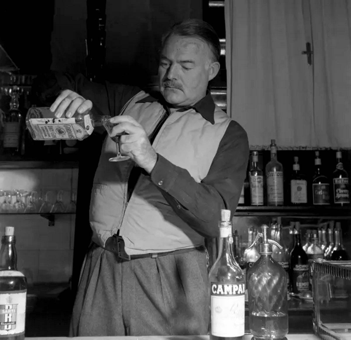 Ernest Hemingway at the Battle of the Bulge