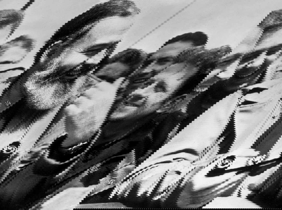 Ernest Hemingway at the Battle of the Bulge