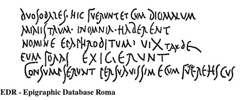 Roman Graffiti from Pompeii and Herculaneum