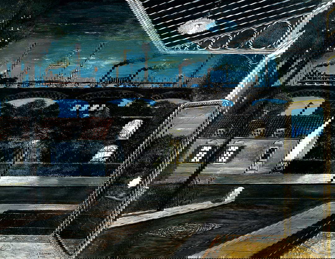 Paul Delvaux: Gigantic Worlds Inside the Canvas