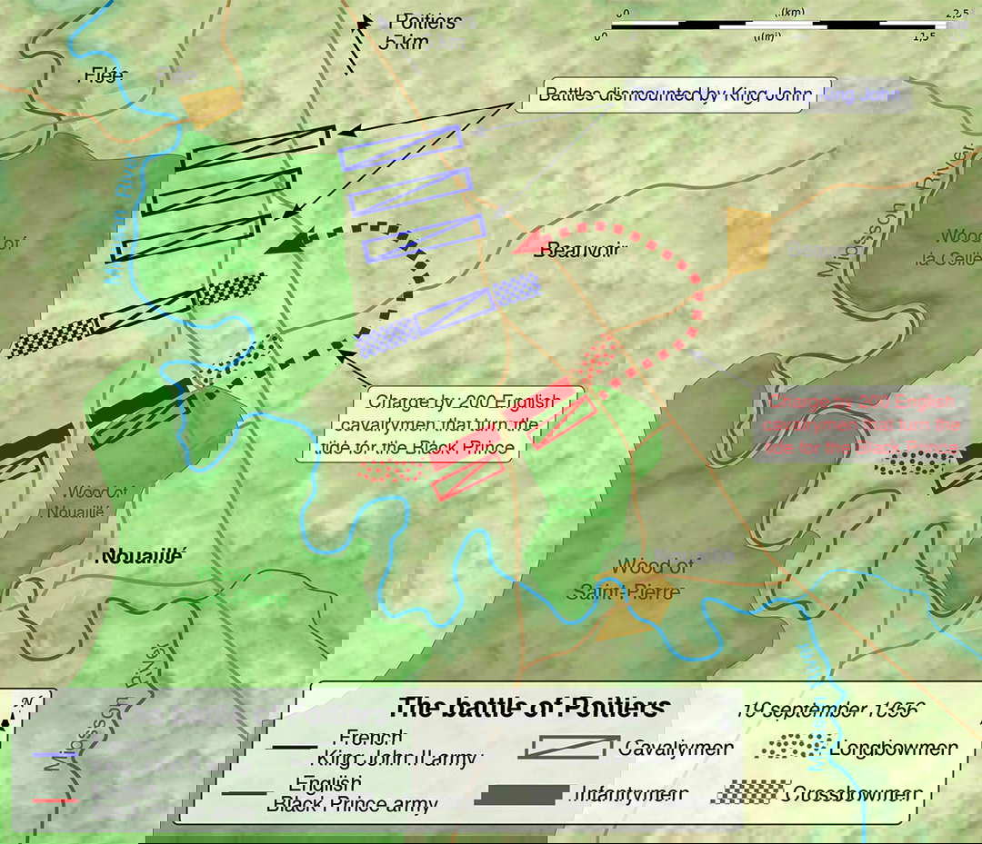 The Battle of Poitiers: The Decimation of French Nobility
