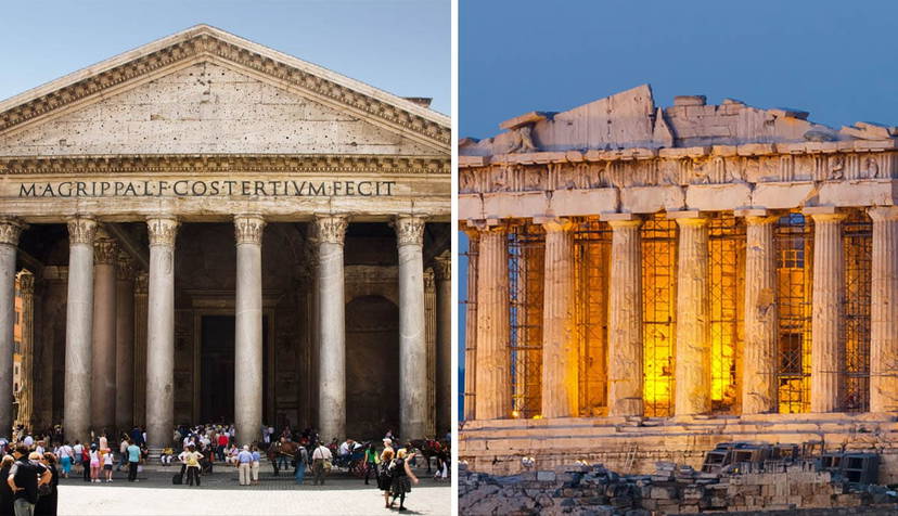What is the Difference between the Parthenon and the Pantheon?