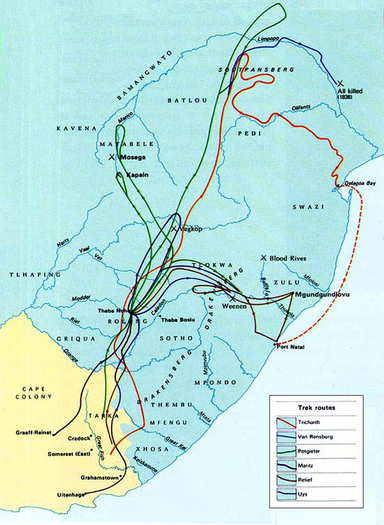 What was the Great Trek?