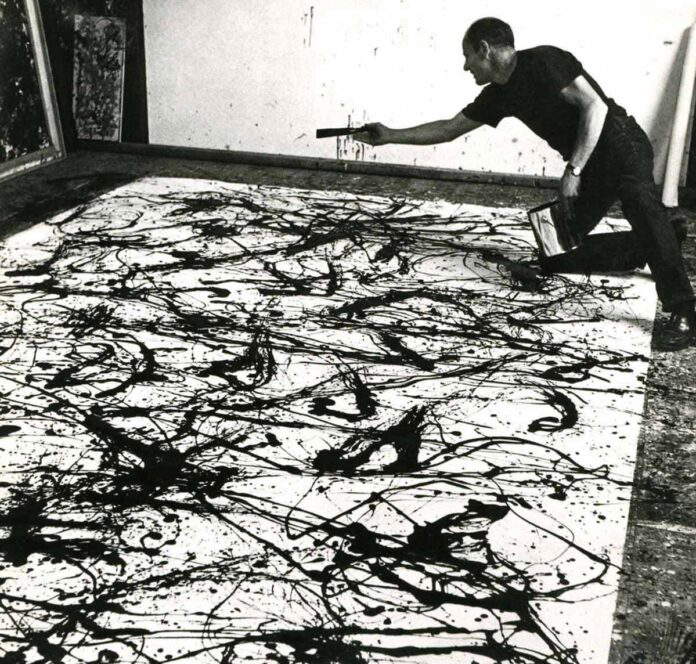 How Did Jackson Pollock Paint Autumn Rhythm?