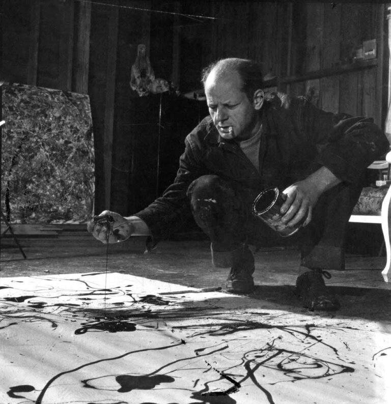 How Did Jackson Pollock Paint Autumn Rhythm?