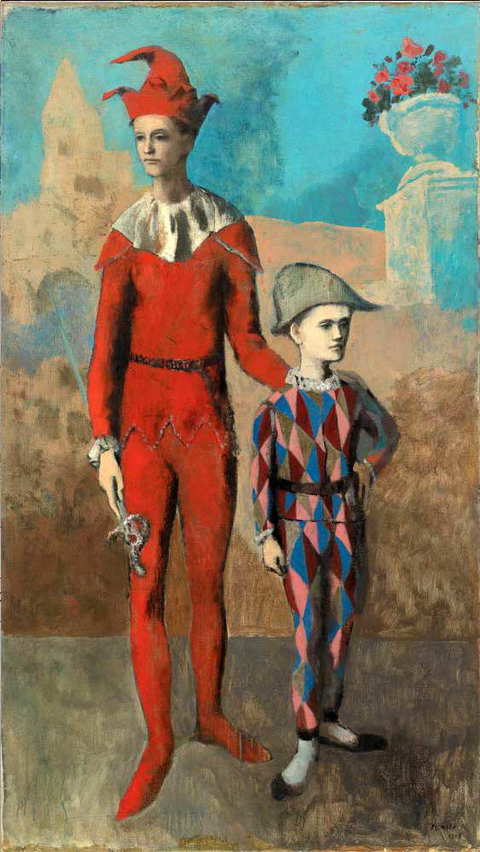 What Did Picasso Paint During His Early Rose Period?