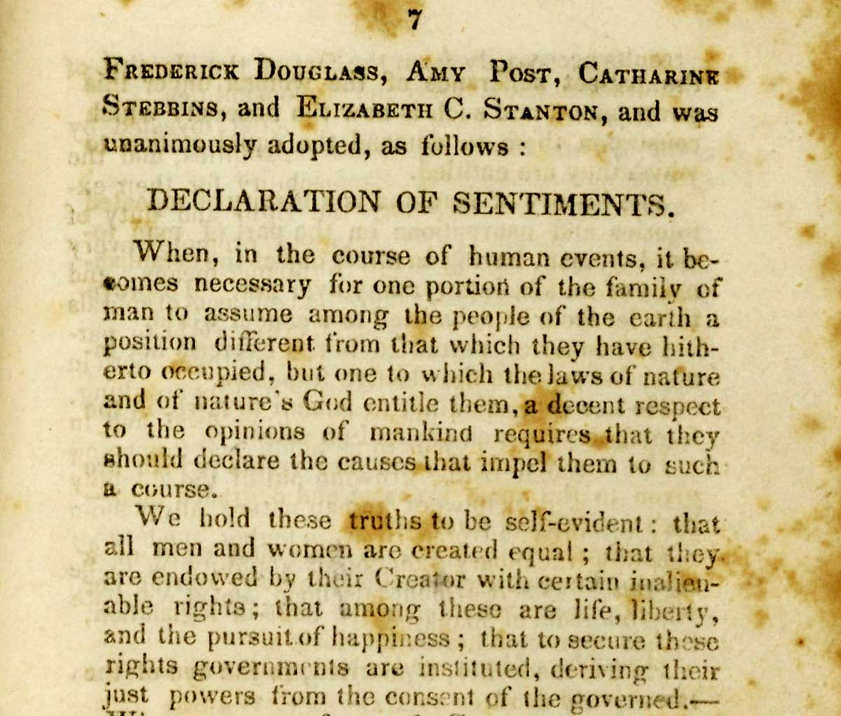 First-Wave Feminism: Breaking the Barriers of Social Norms