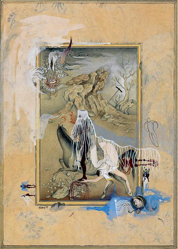 10 Fabulous Miniatures by Shahzia Sikander