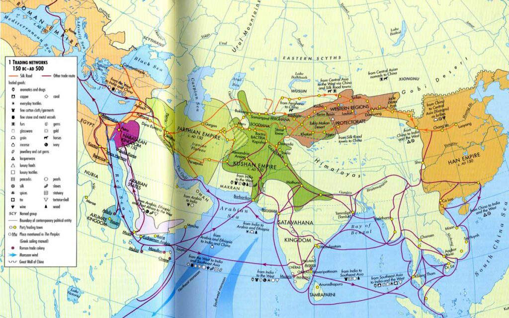 The 4 Powerful Empires of the Silk Road