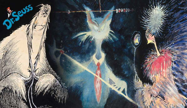 Dr. Seuss’s Midnight Paintings: A Mysterious Collection of Artworks