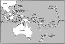 How Far Did Austronesian Influence Spread Outside of the Pacific?