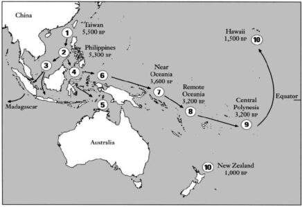 How Far Did Austronesian Influence Spread Outside of the Pacific?