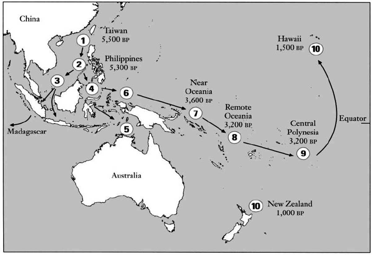 How Far Did Austronesian Influence Spread Outside of the Pacific?