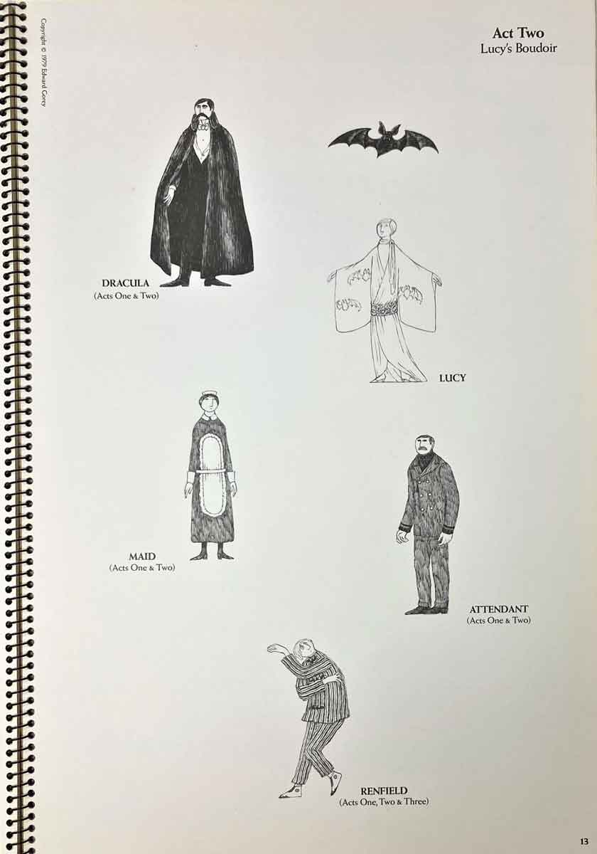 Edward Gorey: Illustrator, Writer, and Costume Designer