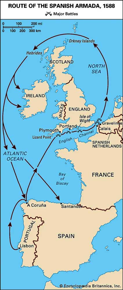 The Spanish Armada: Mighty, Powerful, & Eventually Defeated