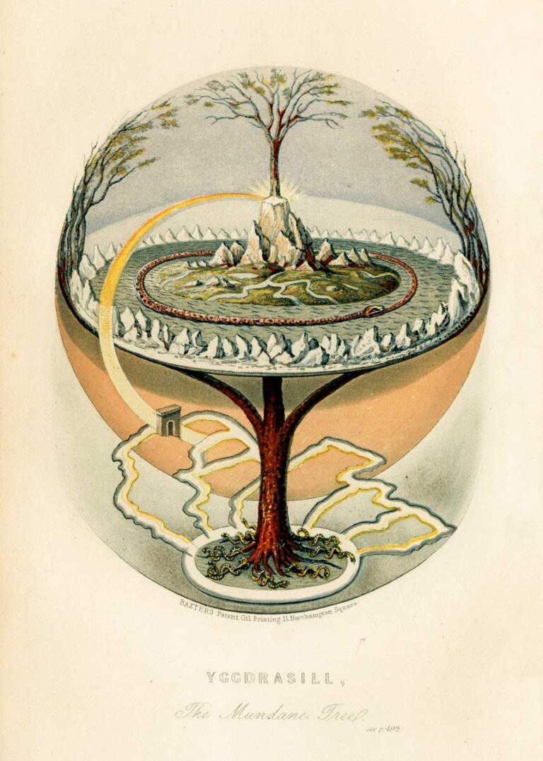 How does the Nordic Cosmic System Depend on the Yggdrasil Tree?
