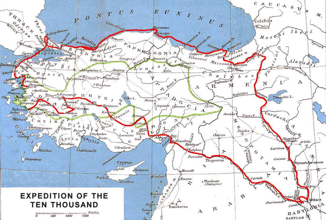 The Epic Story of the March of the Ten Thousand Greek Hoplites