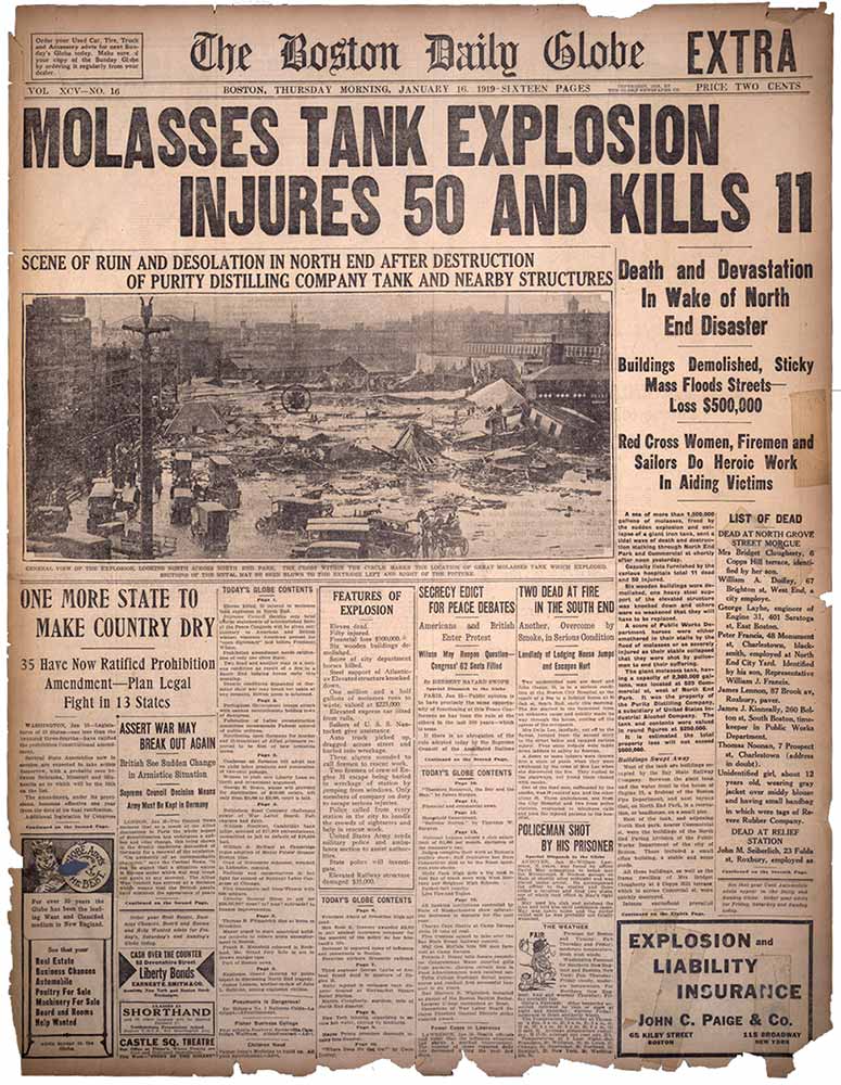 The Great Molasses Flood of 1919: A Deadly Disaster in Boston