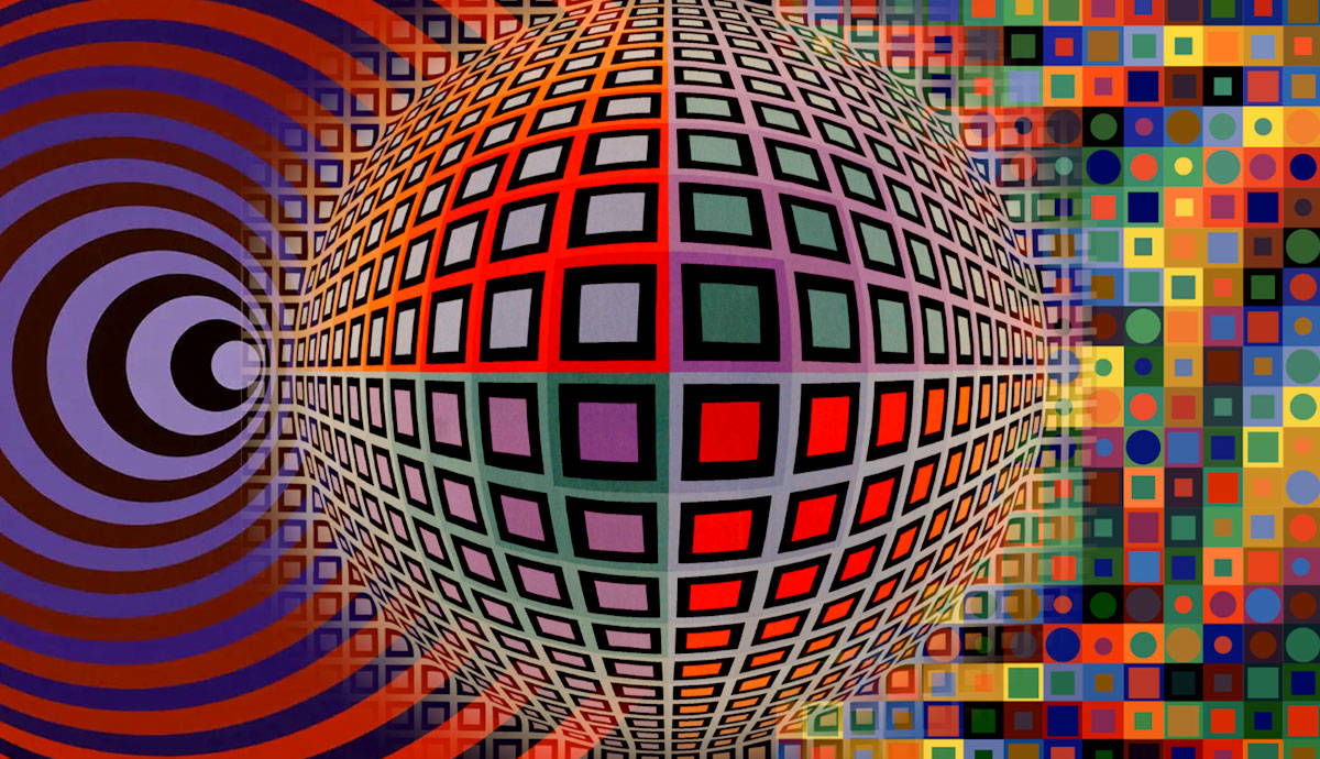 Optical Illusion Art: 5 Mind-Bending Works by Victor Vasarely