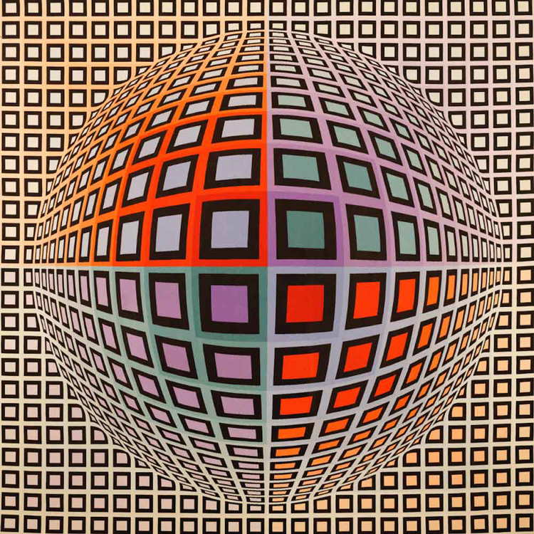 Optical Illusion Art: 5 Mind-Bending Works by Victor Vasarely