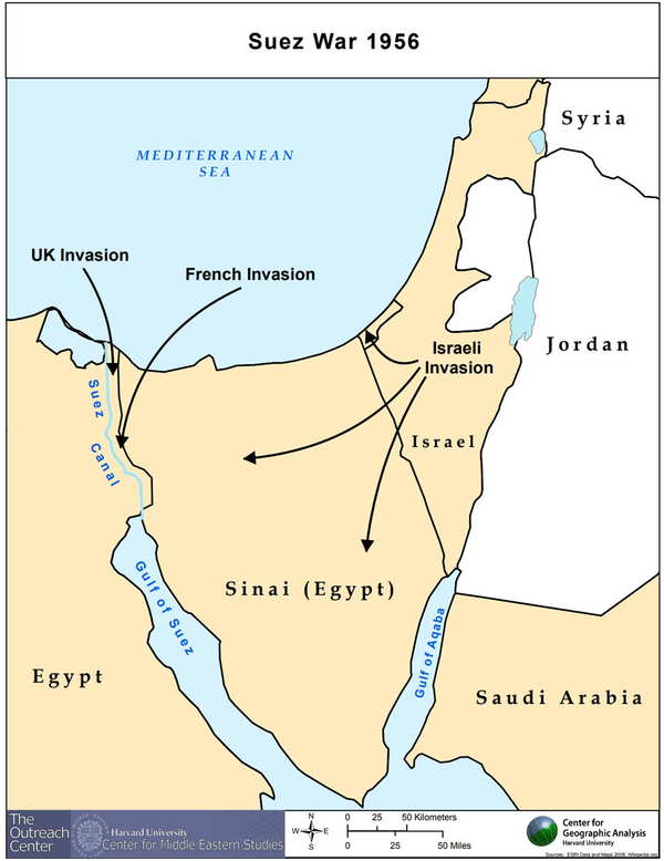 The Suez Canal Crisis of 1956 & The Rise of the US