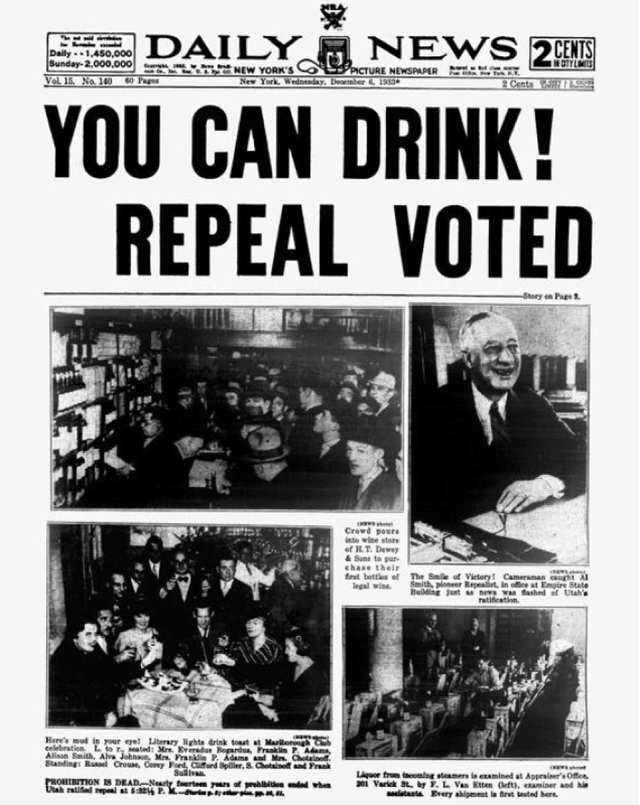 The Impact of Banned Alcohol in Prohibition-era America