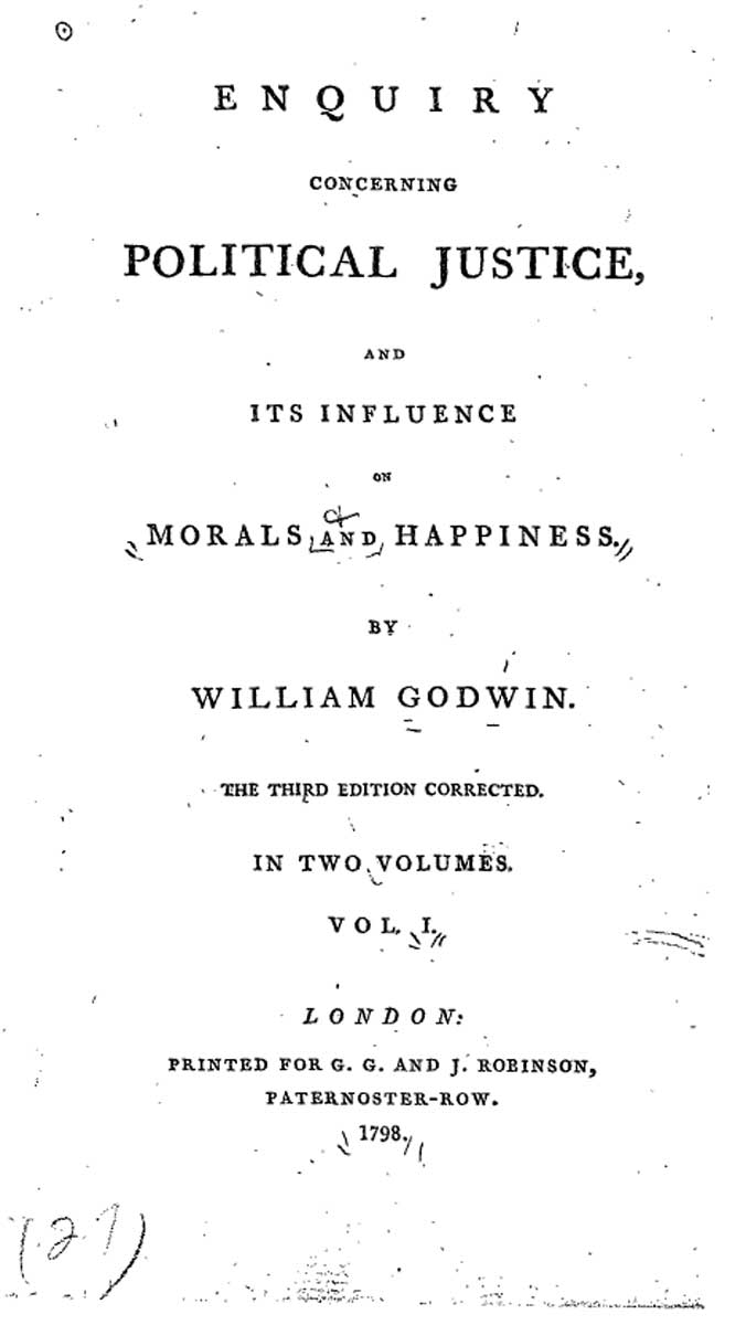 The Early Anarchism of William Godwin