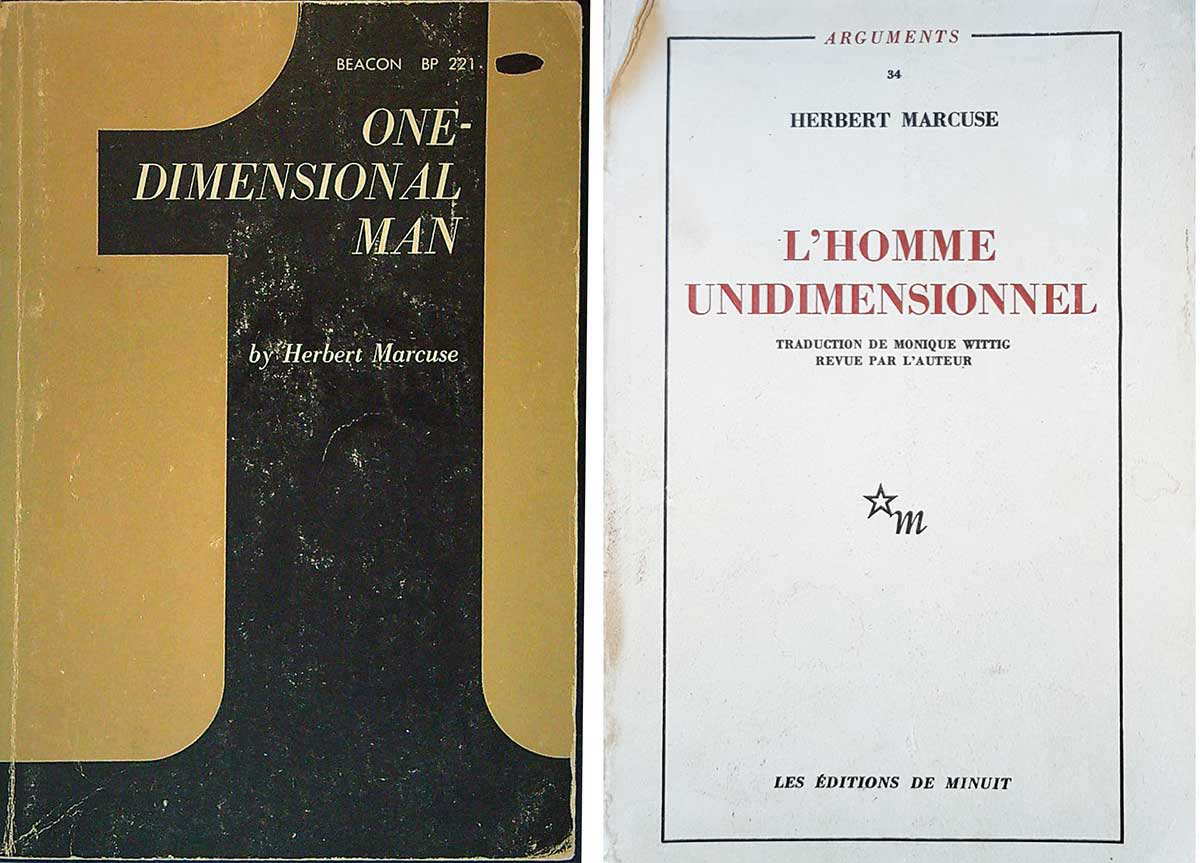 ハーバート・マルクーゼの一次元人間: 批判的思考の死 - 世界の顔