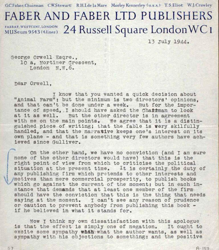 What Is George Orwell Best Known For?