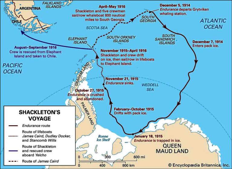 Ernest Shackleton & Endurance in the Antarctic