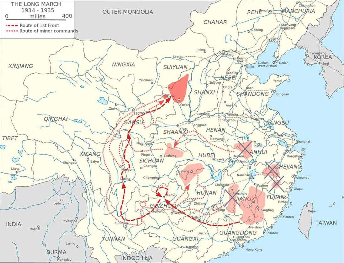 The Chinese Civil War & Mao’s Long March