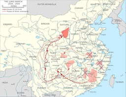 The Chinese Civil War & Mao’s Long March
