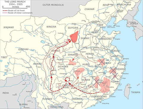 The Chinese Civil War & Mao’s Long March