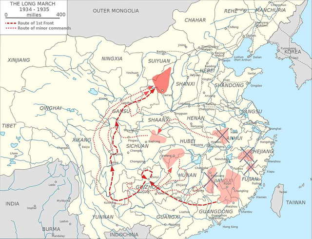 The Chinese Civil War & Mao’s Long March