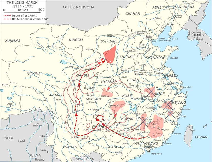 The Chinese Civil War & Mao’s Long March