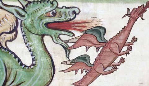 What Was the Importance of the Dragon in Early Medieval England?