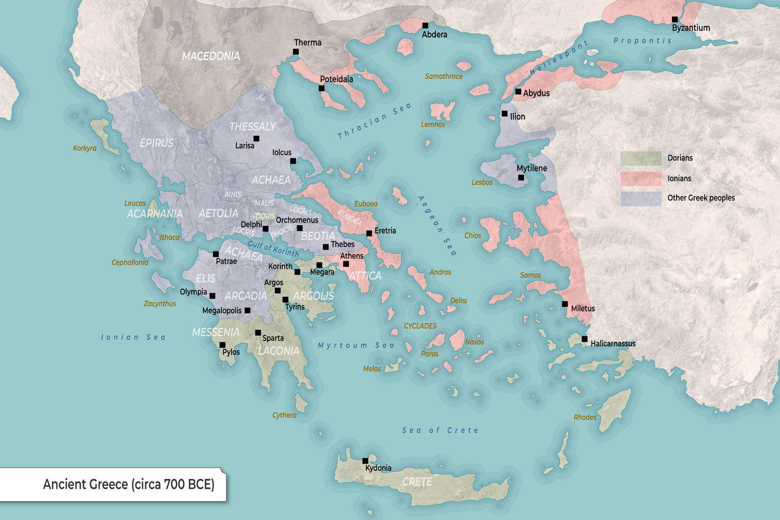 Greek Civilization Map
