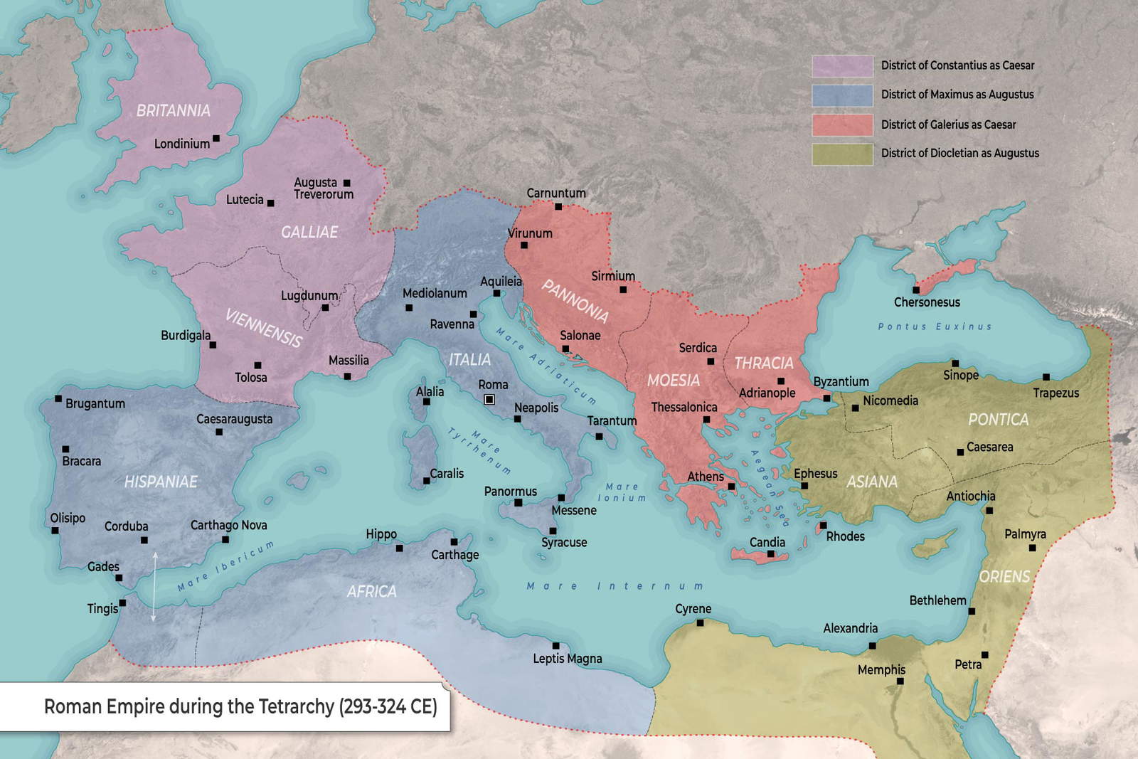 Diocletian Divided Roman Empire