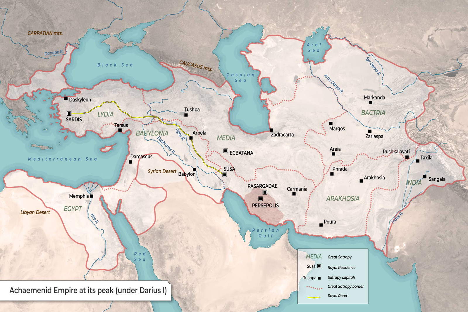 Cyrus The Great Map